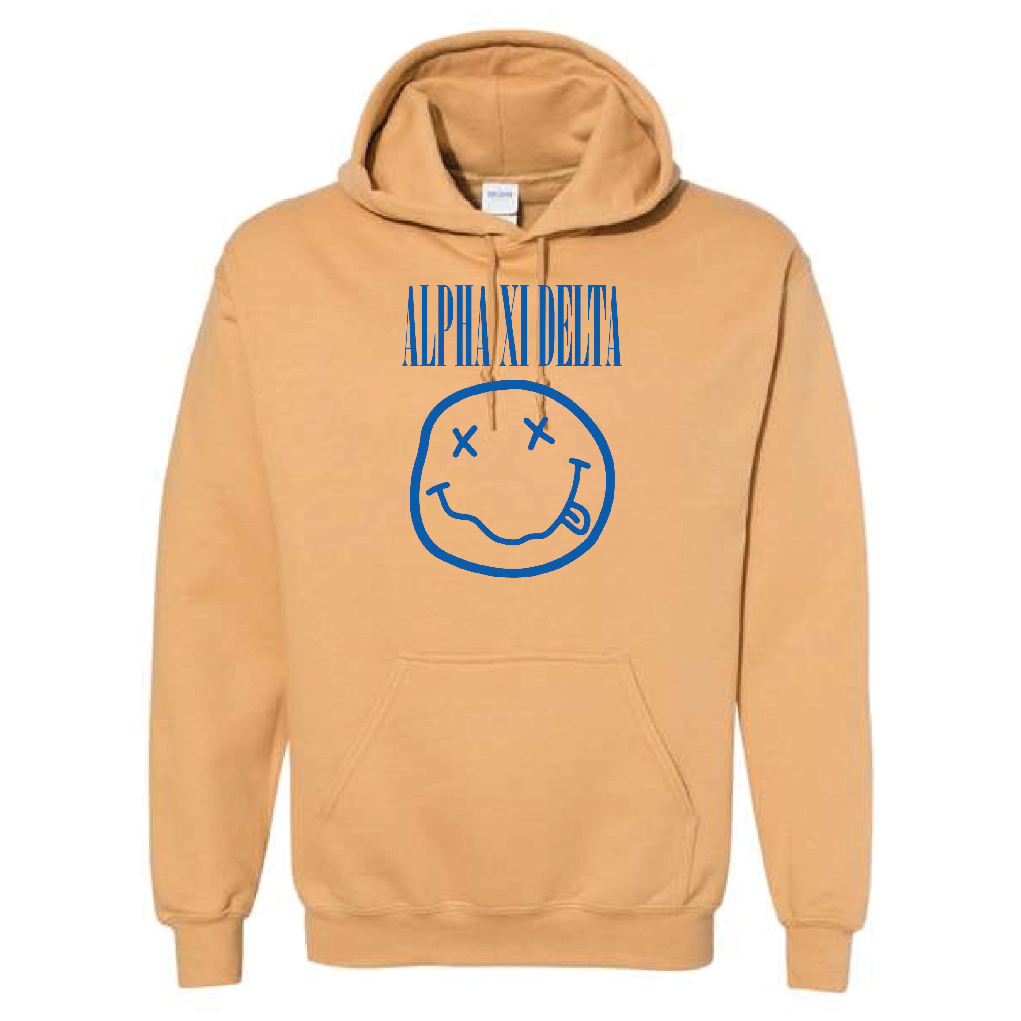Printed Smiley Hoodie Design – Something Greek