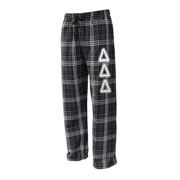 Greek Flannel Pants, Printed Varsity Letters - FLNP - CAD – Something Greek