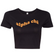 Sorority Poly-Cotton Crop, Wavy Nickname – Something Greek