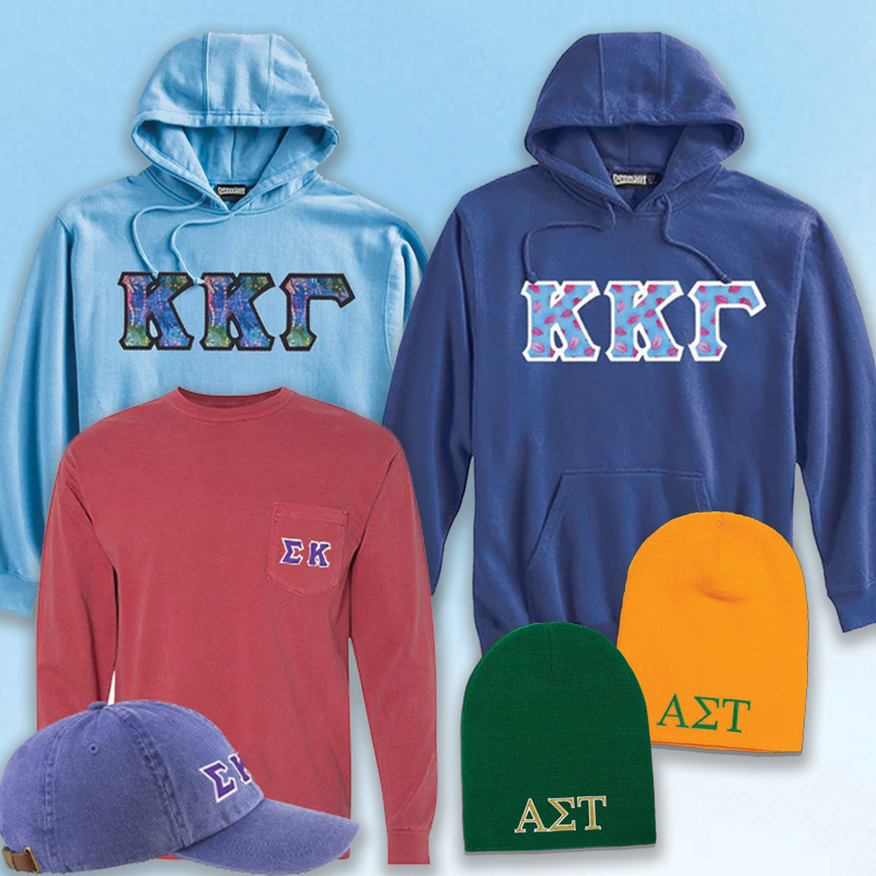 Sorority Clothing & Apparel - Custom Greek Letter Gear – Something Greek