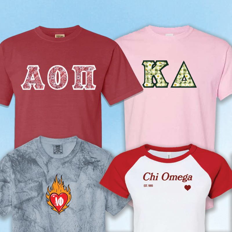 Sorority Clothing & Apparel - Custom Greek Letter Gear – Something Greek