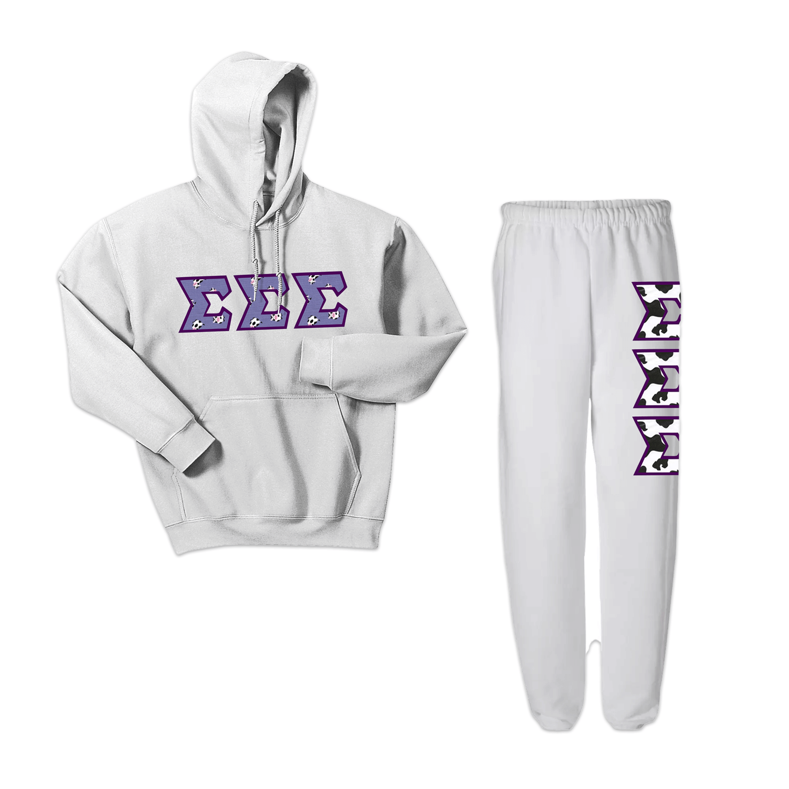 Greek Letter Hoodie and Sweatpants Package Deal | Something Greek