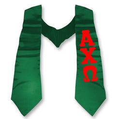 Alpha Chi Omega Printed Budget Graduation Stole – Something Greek