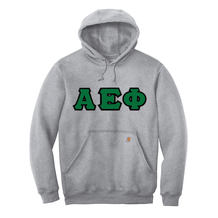 Carhartt® Greek Midweight Hooded Sweatshirt - CTK121 - TWILL ...