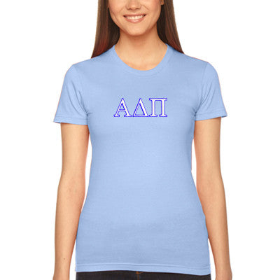 Shop Custom Alpha Delta Pi Embroidered Jersey Tee – Something Greek