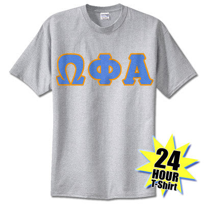 Omega Phi Alpha 24-Hour Tee Greek Clothing and Apparel – Something Greek
