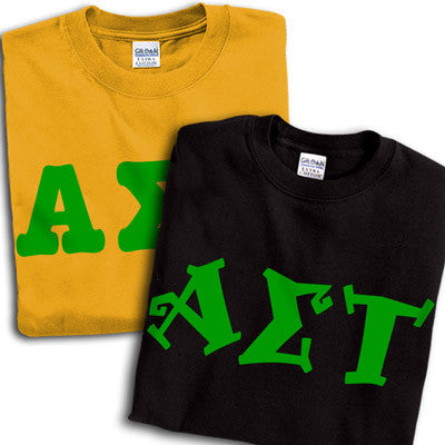 Alpha Sigma Tau Sorority T-Shirt 2 Pack Greek Clothing and Apparel ...