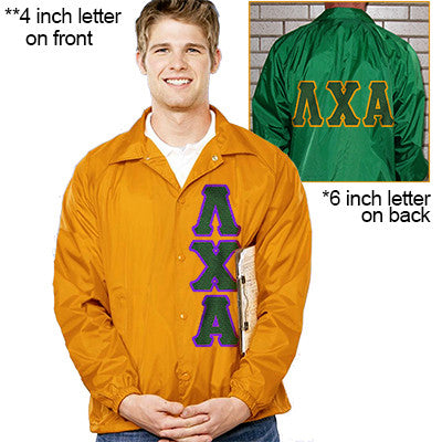 Fraternity Coach's Jacket - Greek Apparel and Clothing – Something Greek