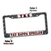 Fraternity Custom Made License Plate Frames | Something Greek