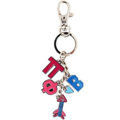 Pi Beta Phi Charm Keychain Greek Jewelry and Accessory – Something Greek