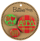 Alpha Gamma Delta Sorority Buttons - Alexandra Co. a1055 – Something Greek