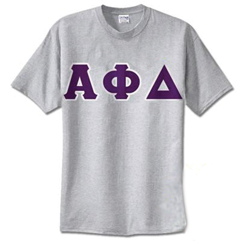 Alpha Phi Delta Standards T-Shirt Greek Clothing and Apparel ...