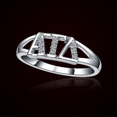 Alpha Gamma Delta Sorority Ring - GSTC-R001 – Something Greek