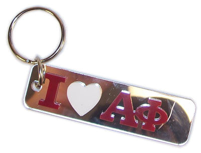 Alpha Phi I Love Keychain Greek Merchandise and Accessories – Something ...