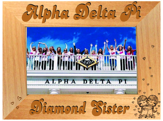 Alpha Delta Pi Diamond Sister Picture Frame - Greek Accessories ...