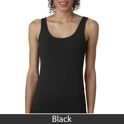 Sorority Printed Bow Ladies Tank - Next Level 3533 - CAD – Something Greek