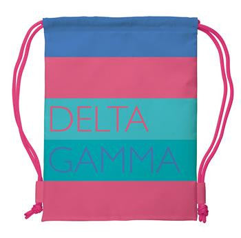 Delta Gamma Drawstring Backpack - a1009 – Something Greek