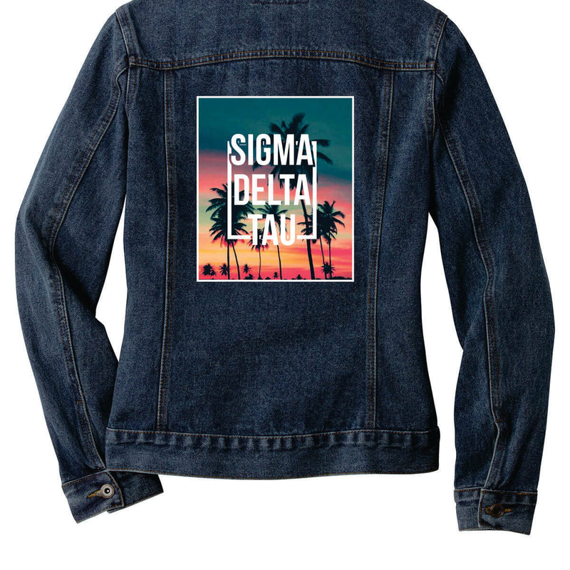 Custom Greek Sorority Track & Jean Jackets - Embroidered – Something Greek