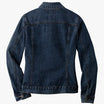 Greek Stonewashed Indigo Denim Jacket, Embroidered Scripted Text - Por – Something Greek