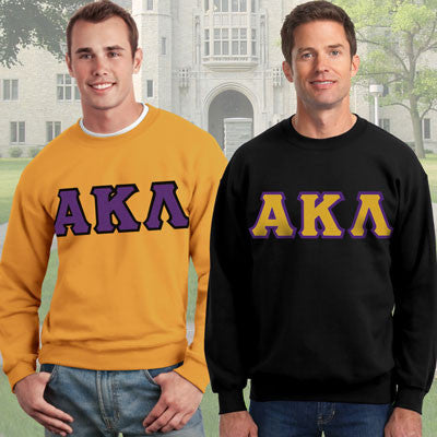 Alpha Kappa Lambda Crewneck Sweatshirt Package Fraternity Apparel ...