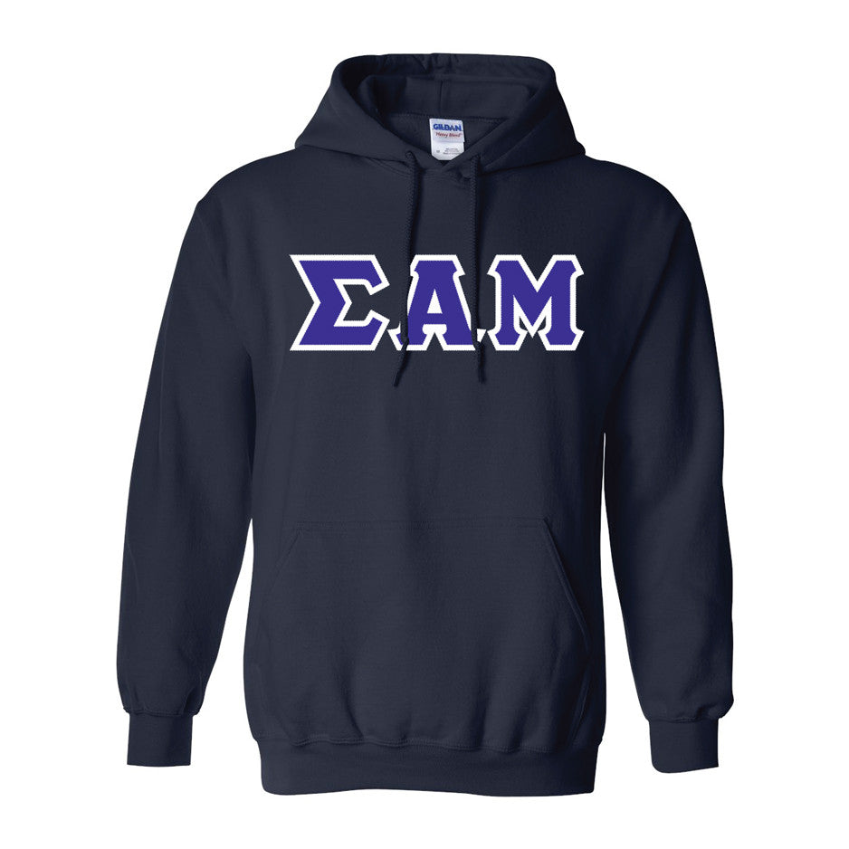 Custom Printed Fraternity Hooded Sweatshirt Greek Clothing and Gear ...