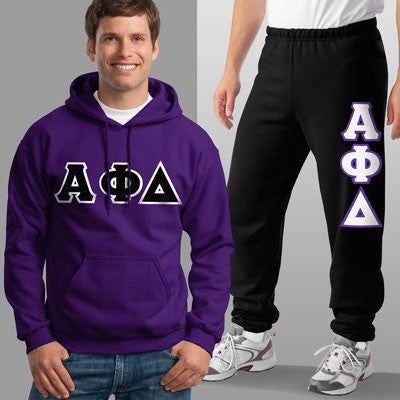 Alpha Phi Delta Hoody / Sweatpant Package - Fraternity Clothing ...
