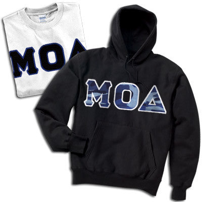 Mu Omicron Delta Hoody/T-Shirt Pack Greek Clothing and Apparel ...