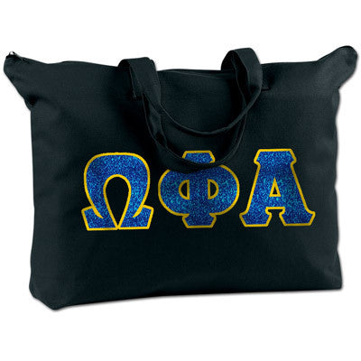 Omega Phi Alpha Shoulder Bag - Bag Edge BE009 - TWILL – Something Greek