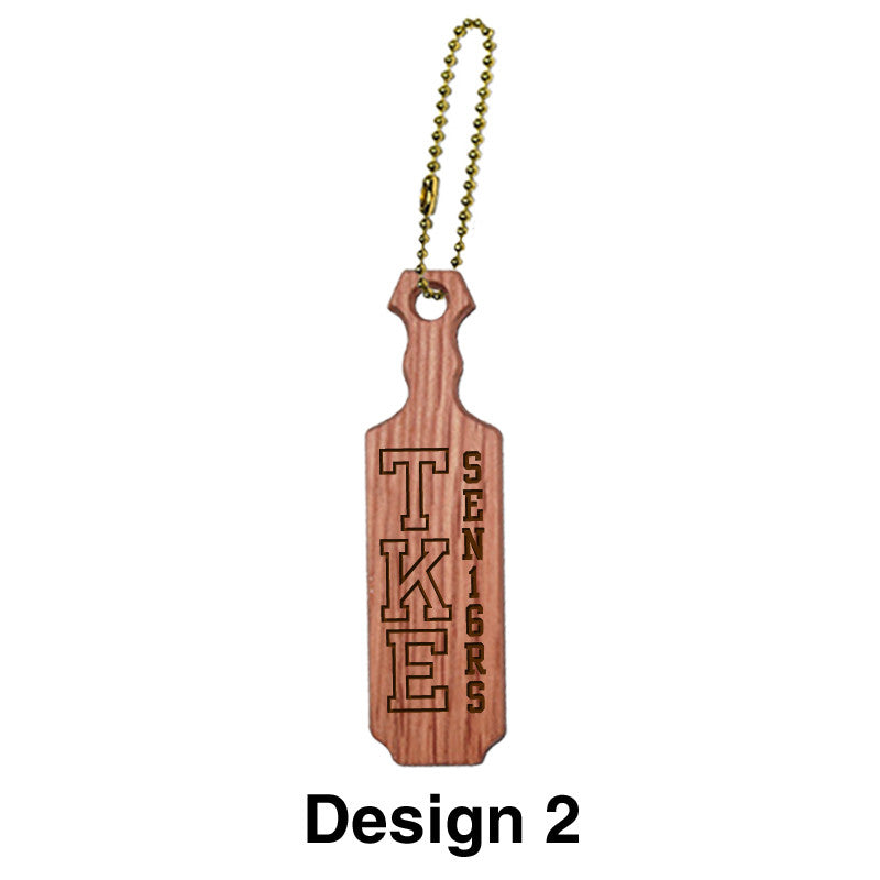 Greek Small Straight Keychain Greek Accessories and Gifts – Something Greek