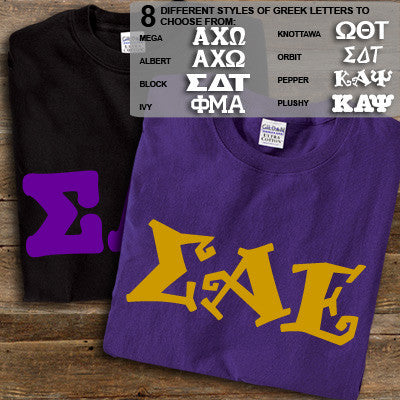 Sigma Alpha Epsilon 2 T-Shirt Pack Greek Attire and Merchandise ...