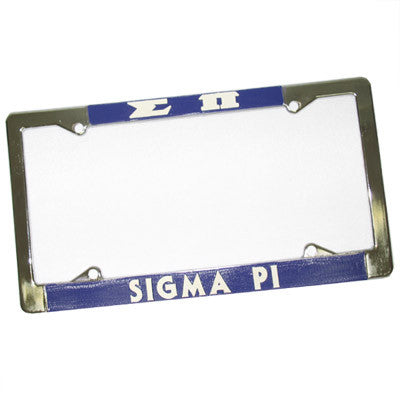 Sigma Pi License Plate Frame - Rah Rah Co. rrc – Something Greek
