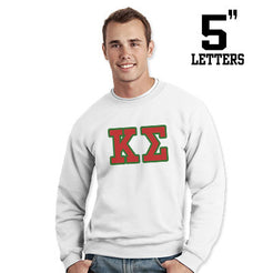 Fraternity Printed Crewneck with 5-Inch Letters Greek Merchandise ...