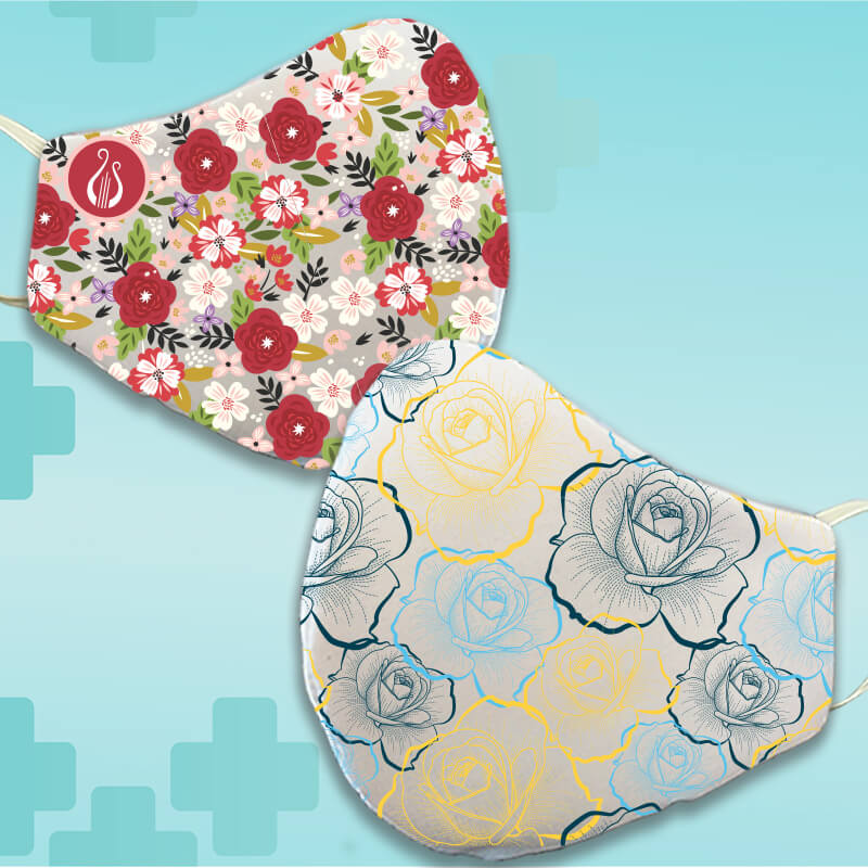 Sorority & Fraternity Reusable Cotton Face Masks | Something Greek