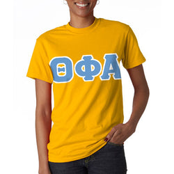 Theta Phi Alpha Letter T-Shirt Greek Clothing and Apparel – Something Greek