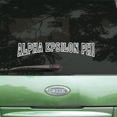 Alpha Epsilon Phi Stadium Sticker - Greek Accessories – Something Greek
