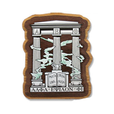 Alpha Epsilon Phi Large Wooden Crest – Something Greek