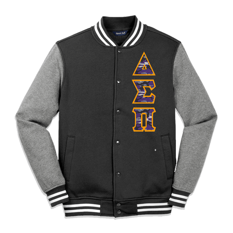 Greek Bomber Jacket, Embroidered Greek Letters - 395J - EMB – Something ...