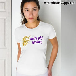 Delta Phi Epsilon Sorority Mascot Printed Tee Greek Clothing ...