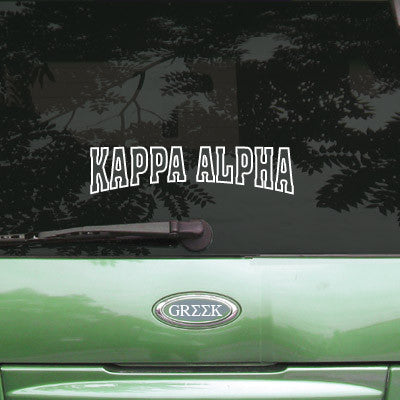 Kappa Alpha Stadium Sticker - Greek Merchandise – Something Greek