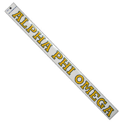Alpha Phi Omega Car Decal - Greek Merchandise – Something Greek