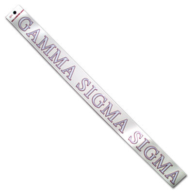 Gamma Sigma Sigma Car Decal - Greek Merchandise – Something Greek