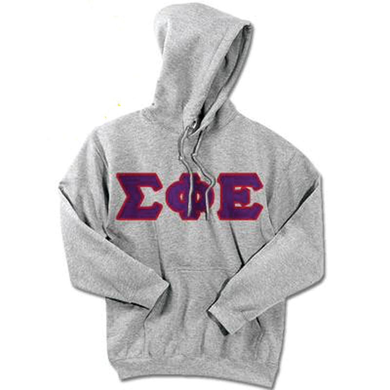 Sigma Phi Epsilon 24-Hour Hooded Sweatshirt Greek Clothing and Apparel ...